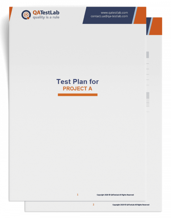Development of Test Plan – QATestLab